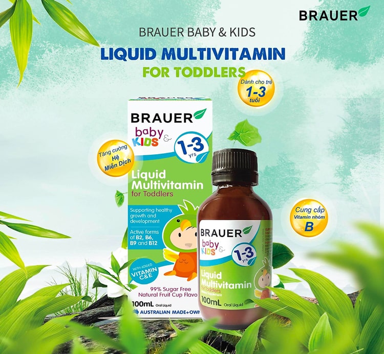 Siro Brauer Baby Kids Liquid Multivitamin For Toddlers 100ml siro-brauer-baby-kids-liquid-multivitamin-for-toddlers-100ml